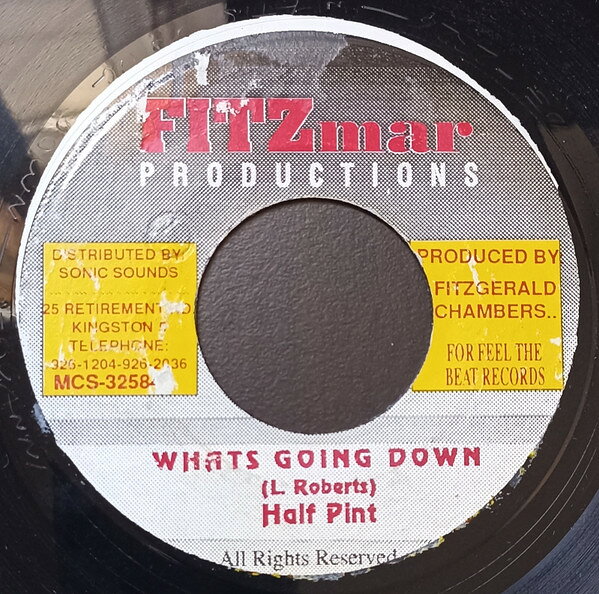 ・アーティスト Half Pint ・タイトル Whats Going Down ・レーベル・型番 Fitzmar Productions MCS325841 ・フォーマット 7インチレコード ・コンディション(盤) 良い (VG+) ・コ...