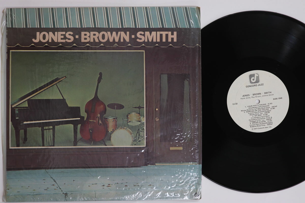 ・アーティスト Hank Jones, Ray Brown, Jimmie Smith ・タイトル Jones - Brown - Smith ・レーベル・型番 CONCORD JAZZ CJ32 ・フォーマット LPレコード ・コンディシ...