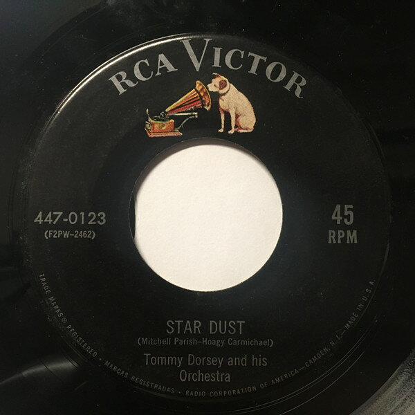 ・アーティスト Tommy Dorsey & His Orchestra ・タイトル Star Dust / There Are Such Things ・レーベル・型番 RCA 4470123 ・フォーマット 7インチレコード ・コンディ...