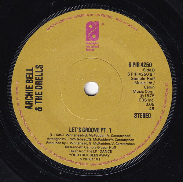 ・アーティスト Archie Bell & The Drells ・タイトル The Soul City Walk ・レーベル・型番 Philadelphia International Records SPIR4250 ・フォーマット 7...