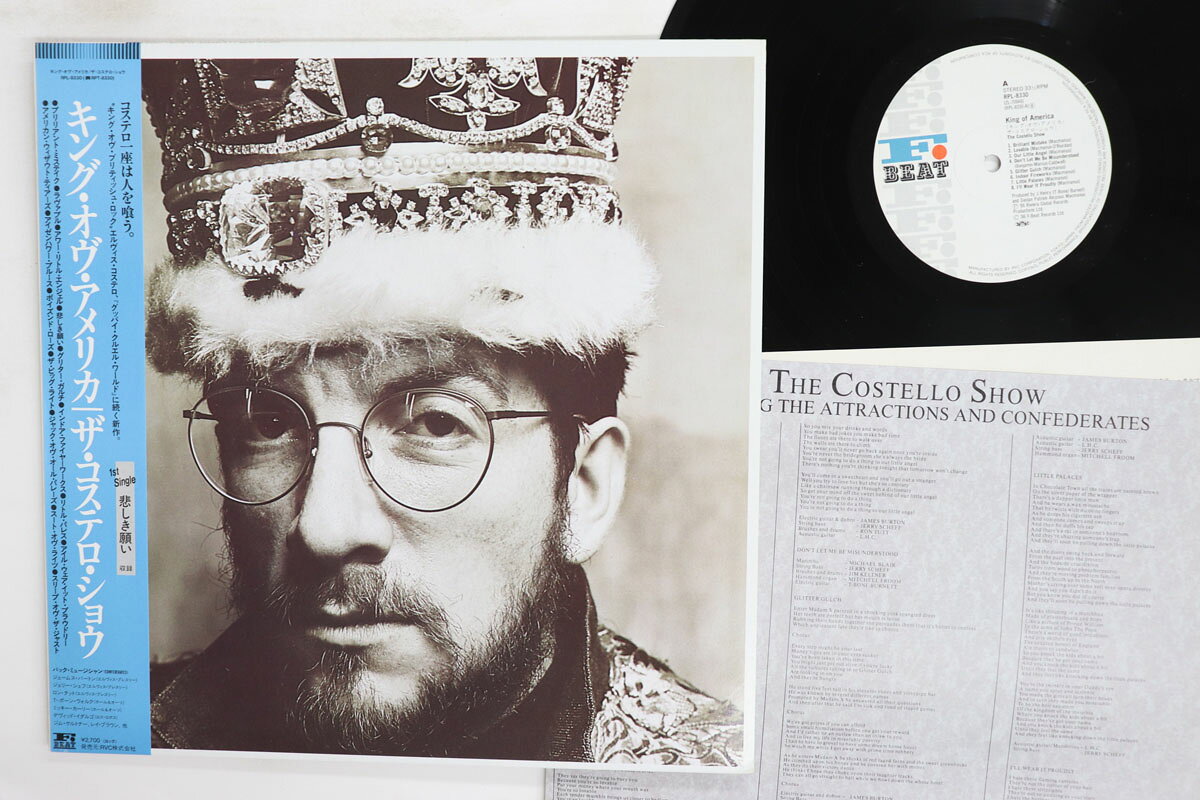 ・アーティスト Elvis Costello ・タイトル King Of America ・レーベル・型番 F-BEAT RPL8330 ・フォーマット LPレコード ・コンディション(盤) 良い (VG+) ・コンディション(ジャケット)...