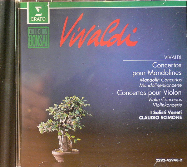 ・アーティスト Vivaldi, Scimone; I Solisti Veneti ・タイトル Mandolin Concerti ・レーベル・型番 Erato 2292459462 ・フォーマット CD ・コンディション(盤) 非常に良...