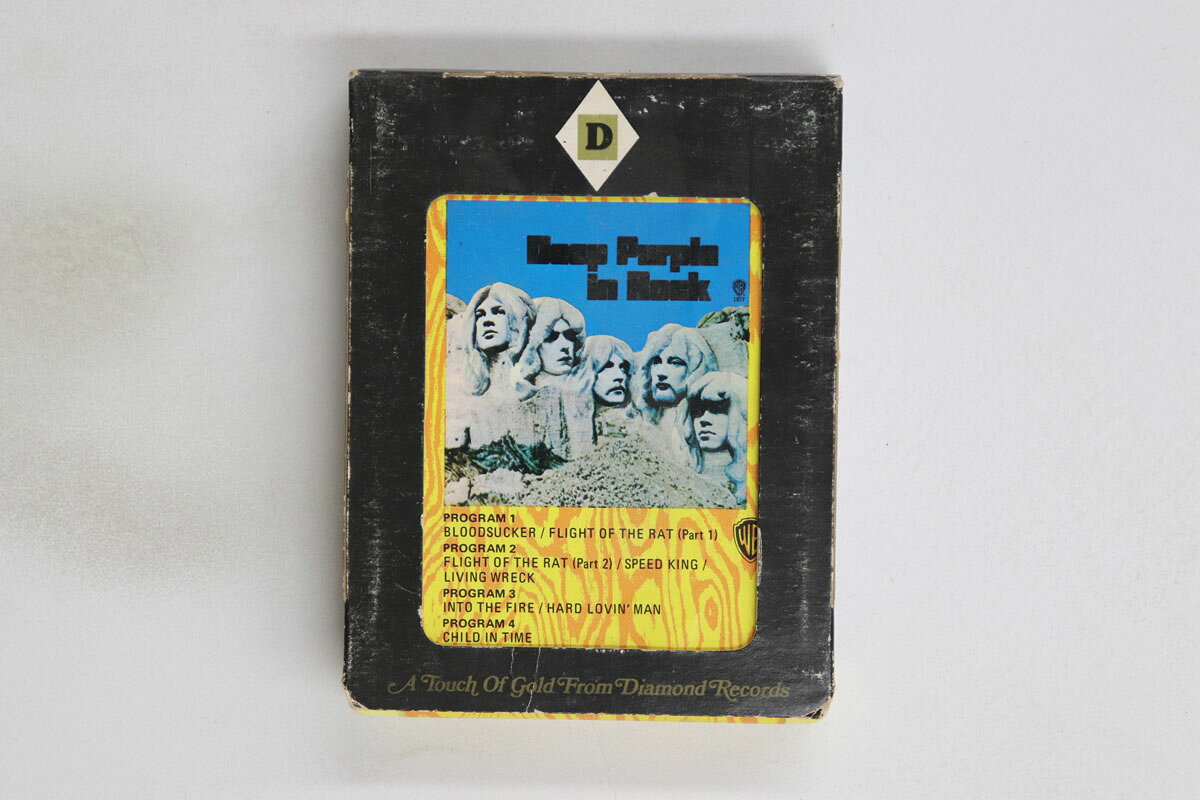 ・アーティスト Deep Purple ・タイトル In Rock(8-track) ・レーベル・型番 WARNER BROS. RECORDS 8WM1877 ・フォーマット カセットテープ ・コンディション(盤) 良い (VG+) ・コ...