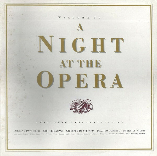 ・アーティスト Various ・タイトル Welcome To A Night At The Opera ・レーベル・型番 Telstar STAR2414 ・フォーマット LPレコード ・コンディション(盤) 非常に良い(EX) ・コン...