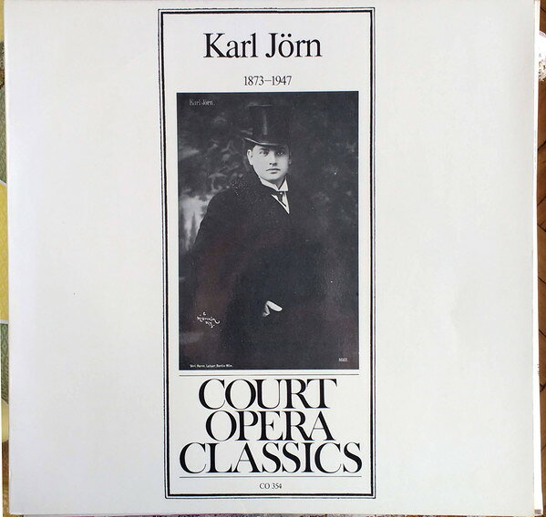 ・アーティスト Karl J?rn ・タイトル Karl J?rn 1873-1947 ・レーベル・型番 Court Opera Classics CO354 ・フォーマット LPレコード ・コンディション(盤) 良い (VG+) ・コンデ...