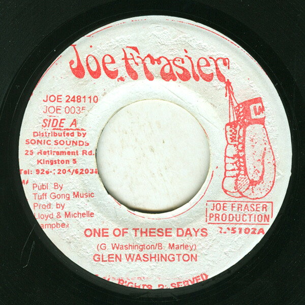 ・アーティスト Glen Washington ・タイトル One Of These Days ・レーベル・型番 Joe Frasier JOE0035 ・フォーマット 7インチレコード ・コンディション(盤) 良い (VG+) ・コンディ...