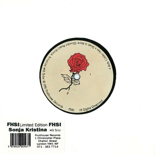 ・アーティスト Sonja Kristina, Ty-lor ・タイトル Colder Than A Rose In Snow ・レーベル・型番 Fruithouse Music FHS1 ・フォーマット 7インチレコード ・コンディション...