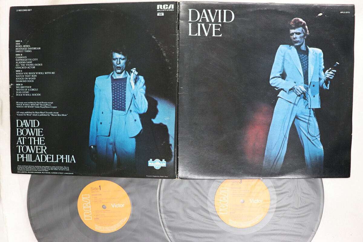 ・アーティスト David Bowie ・タイトル David Live ・レーベル・型番 RCA Victor APL20771 ・フォーマット LPレコード ・コンディション(盤) 良い (VG+) ・コンディション(ジャケット) 良い...