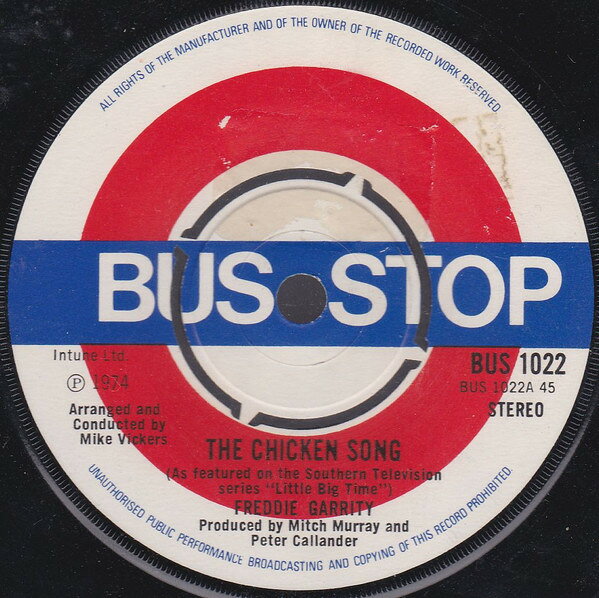 ・アーティスト Freddie Garrity ・タイトル The Chicken Song ・レーベル・型番 BUS STOP BUS1022 ・フォーマット 7インチレコード ・コンディション(盤) 良い (VG+) ・コンディション(...