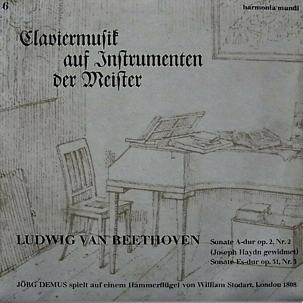 ・アーティスト Jorg Demus, Ludwig Van Beethoven ・タイトル Sonate A-dur Op.2 Nr.2 / Sonate Es-dur Op.31, Nr.3 ・レーベル・型番 Harmonia Mund...