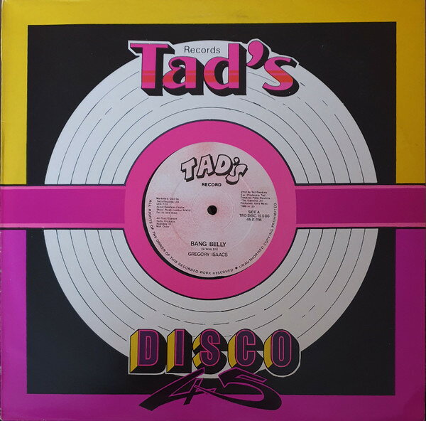 ・アーティスト Gregory Isaacs ・タイトル Bang Belly ・レーベル・型番 Tad's Record TRDDISC15586 ・フォーマット 12インチレコード ・コンディション(盤) 良い (VG+) ・コンディシ...
