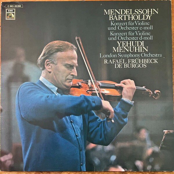 ・アーティスト Felix Mendelssohn-Bartholdy - Yehudi Menuhin, Rafael Fr?hbeck De Burgos, London Symphony Orchestra ・タイトル Konzert...
