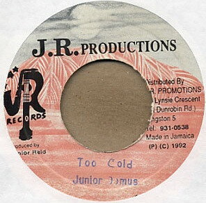 ・アーティスト Junior Demus ・タイトル Too Cold ・レーベル・型番 J.R. Productions NONE ・フォーマット 7インチレコード ・コンディション(盤) 良い (VG+) ・コンディション(ジャケット)...