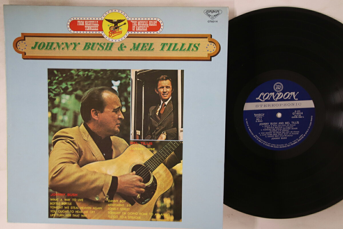 ・アーティスト Johnny Bush & Mel Tilli's ・タイトル Johnny Bush & Mel Tilli's ・レーベル・型番 LONDON GT6014 ・フォーマット LPレコード ・コンディション(盤) 非常に良...