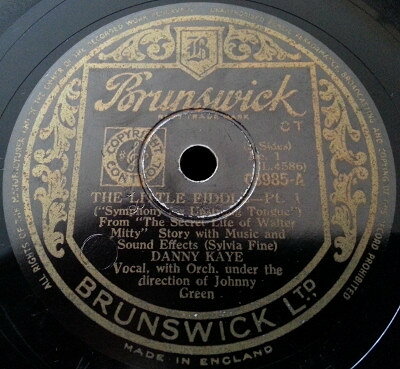 ・アーティスト Danny Kaye ・タイトル The Little Fiddle - Part 1 / 2 ・レーベル・型番 BRUNSWICK 03985 ・フォーマット 78回転SP盤レコード ・コンディション(盤) 良い (VG+...
