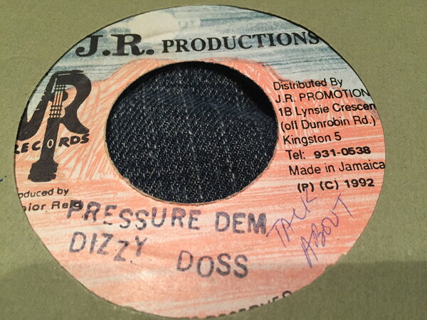 ・アーティスト Dizzy Doss ・タイトル Pressure Dem ・レーベル・型番 J.R. Productions NONE ・フォーマット 7インチレコード ・コンディション(盤) 可 (VG) ・コンディション(ジャケット)...