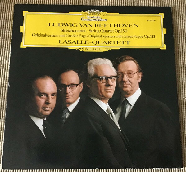 ・アーティスト Ludwig van Beethoven , Lasalle Quartet ・タイトル Streichquartett String Quartet Op.130 ・レーベル・型番 Deutsche Grammophon ...