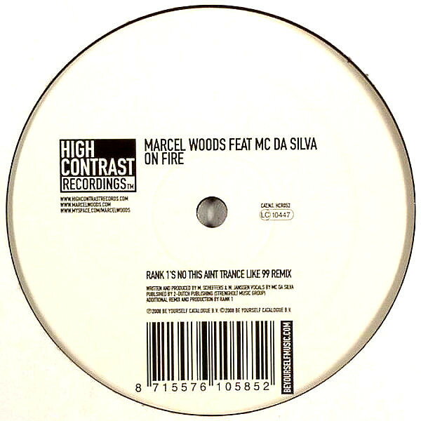 ・アーティスト Marcel Woods, MC Da Silva ・タイトル On Fire ・レーベル・型番 High Contrast Recordings HCR052 ・フォーマット 12インチレコード ・コンディション(盤) 非...
