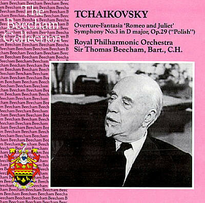 ・アーティスト Royal Philharmonic Orchestra, Sir Thomas Beecham ・タイトル Tchaikovsky : Overture - Fantasia 'Romeo And Juliet' ; Sy...