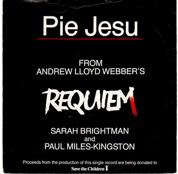 ・アーティスト Sarah Brightman & Paul Miles-Kingston ・タイトル Pie Jesu ・レーベル・型番 His Master's Voice WEBBER1 ・フォーマット 7インチレコード ・コンディシ...