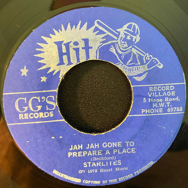 ・アーティスト Starlites ・タイトル Jah Jah Gone To Prepare A Place / Mr. Soft Hands ・レーベル・型番 Hit NONE ・フォーマット 7インチレコード ・コンディション(盤) ...