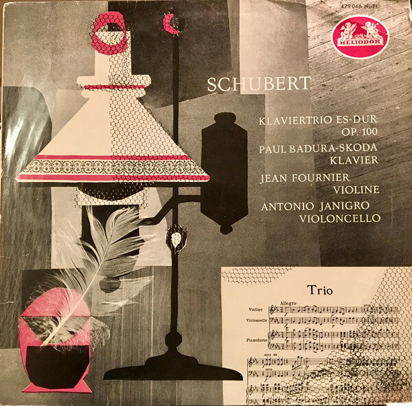 ・アーティスト Franz Schubert, Paul Badura-Skoda, Jean Fournier, Antonio Janigro ・タイトル Trio Es-Dur Op. 100 F?r Klavier, Violine...