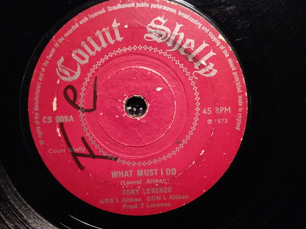 ・アーティスト Lorenzo ・タイトル What Must I Do ・レーベル・型番 Count Shelly CS009 ・フォーマット 7インチレコード ・コンディション(盤) 良い (VG+) ・コンディション(ジャケット) ・...