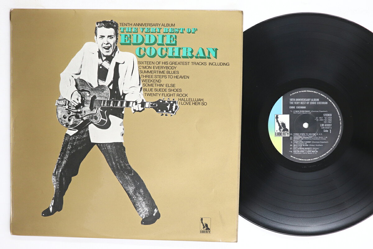 ・アーティスト Eddie Cochran ・タイトル Very Best Of Eddie Cochran ・レーベル・型番 LIBERTY LBS83337 ・フォーマット LPレコード ・コンディション(盤) 良い (VG+) ・コン...