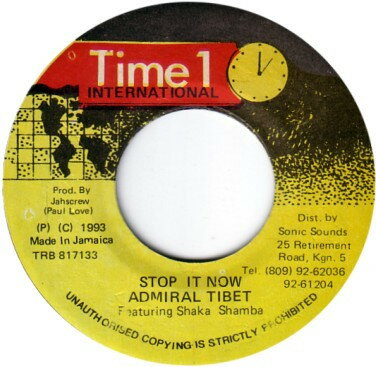・アーティスト Admiral Tibet ・タイトル Stop It Now ・レーベル・型番 Time 1 International TRB817133 ・フォーマット 7インチレコード ・コンディション(盤) 良い (VG+) ・コ...