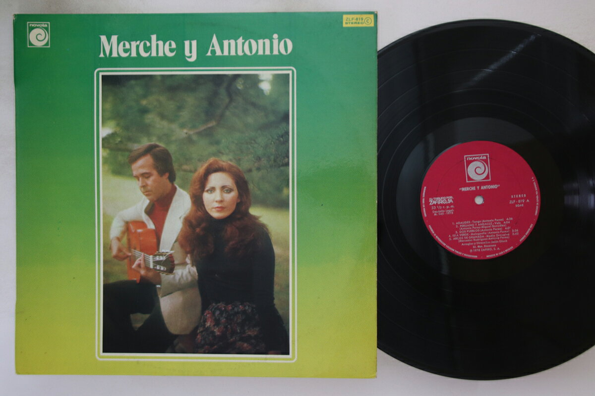 ・アーティスト Merche Y Antonio ・タイトル Merche Y Antonio ・レーベル・型番 NOVOLA ZLF819 ・フォーマット LPレコード ・コンディション(盤) 非常に良い(EX) ・コンディション(ジャケ...