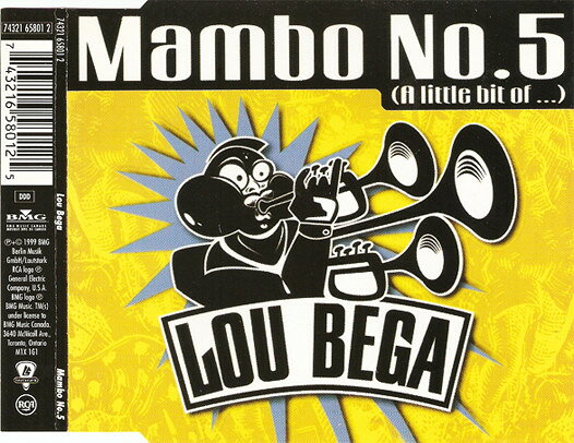 ・アーティスト Lou Bega ・タイトル Mambo No.5 (A Little Bit Of...) ・レーベル・型番 BMG Music Canada 74321658012 ・フォーマット CD ・コンディション(盤) 良い (...