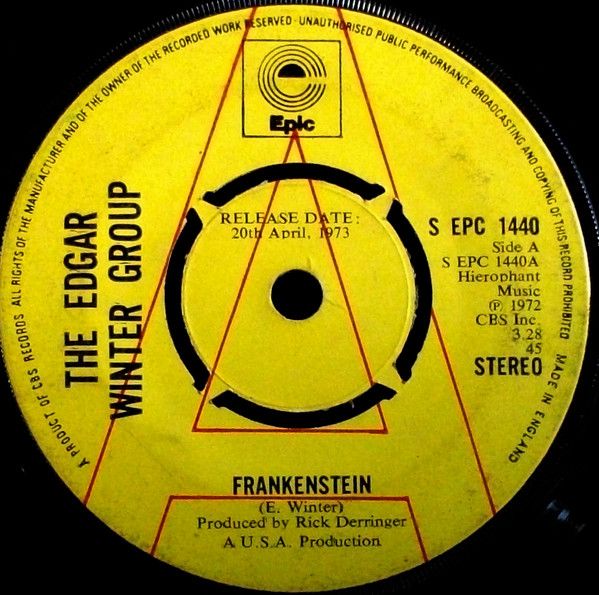 ・アーティスト The Edgar Winter Group ・タイトル Frankenstein ・レーベル・型番 Epic SEPC1440PROMO ・フォーマット 7インチレコード ・コンディション(盤) 良い (VG+) ・コンデ...