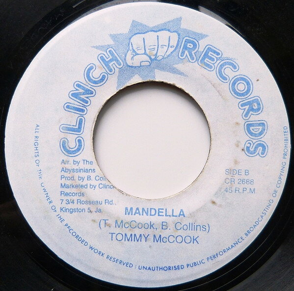 ・アーティスト Tommy McCook ・タイトル Mandella ・レーベル・型番 Clinch Records CR2688 ・フォーマット 7インチレコード ・コンディション(盤) 良い (VG+) ・コンディション(ジャケット)...