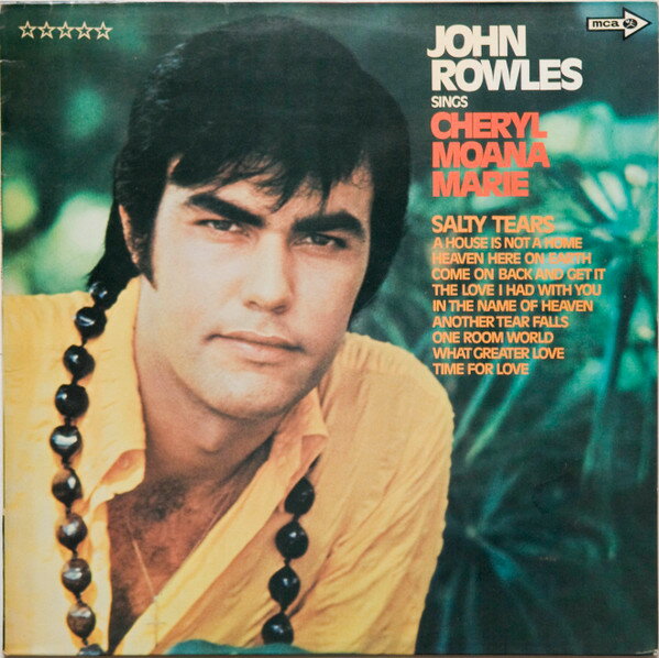 ・アーティスト John Rowles ・タイトル Cheryl Moana Marie ・レーベル・型番 MCA Records International MAPS4192 ・フォーマット LPレコード ・コンディション(盤) 良い (...