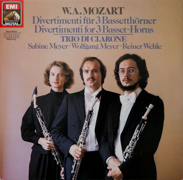 ・アーティスト Wolfgang Amadeus Mozart , Trio Di Clarone , Sabine Meyer , Wolfgang Meyer , Reiner Wehle ・タイトル Divertimenti For ...