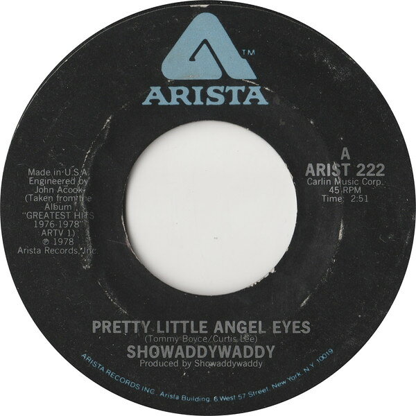 ・アーティスト Showaddywaddy ・タイトル Pretty Little Angel Eyes ・レーベル・型番 Arista ARIST222 ・フォーマット 7インチレコード ・コンディション(盤) 良い (VG+) ・コンデ...