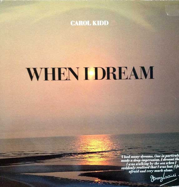 ・アーティスト Carol Kidd ・タイトル When I Dream ・レーベル・型番 The Hit Label HLS1 ・フォーマット 7インチレコード ・コンディション(盤) 良い (VG+) ・コンディション(ジャケット) ...