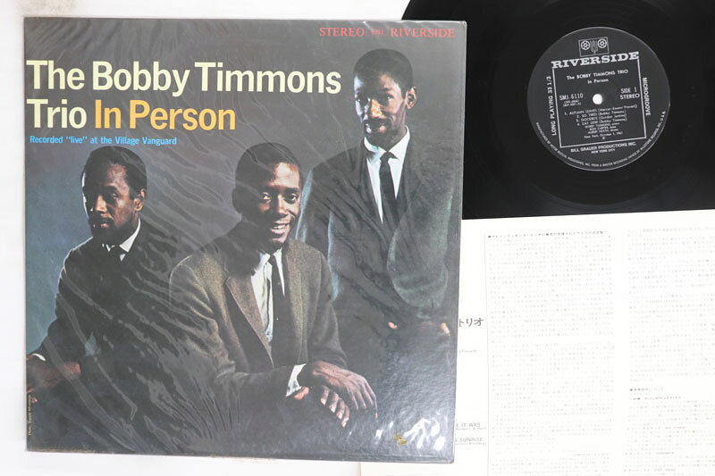 ・アーティスト Bobby Timmons ・タイトル In Person ・レーベル・型番 RIVERSIDE SMJ6110 ・フォーマット LPレコード ・コンディション(盤) 良い (VG+) ・コンディション(ジャケット) 可 (...