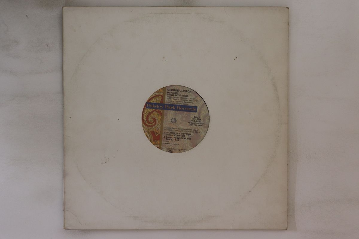 ・アーティスト George Clinton ・タイトル Hey Man ... Smell My Finger ・レーベル・型番 PAISLEY PARK PROA6573 ・フォーマット LPレコード ・コンディション(盤) 良い (V...