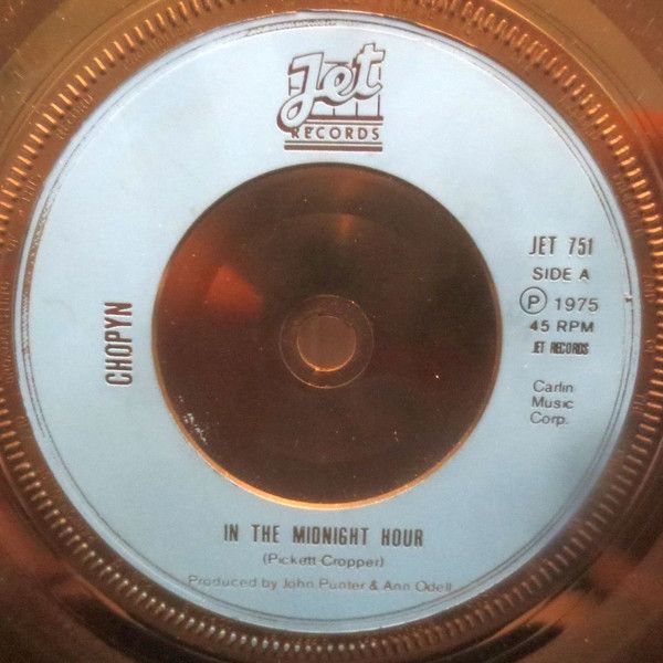 ・アーティスト Chopyn ・タイトル In The Midnight Hour / Funky Lady ・レーベル・型番 Jet Records JET751 ・フォーマット 7インチレコード ・コンディション(盤) 非常に良い(EX...