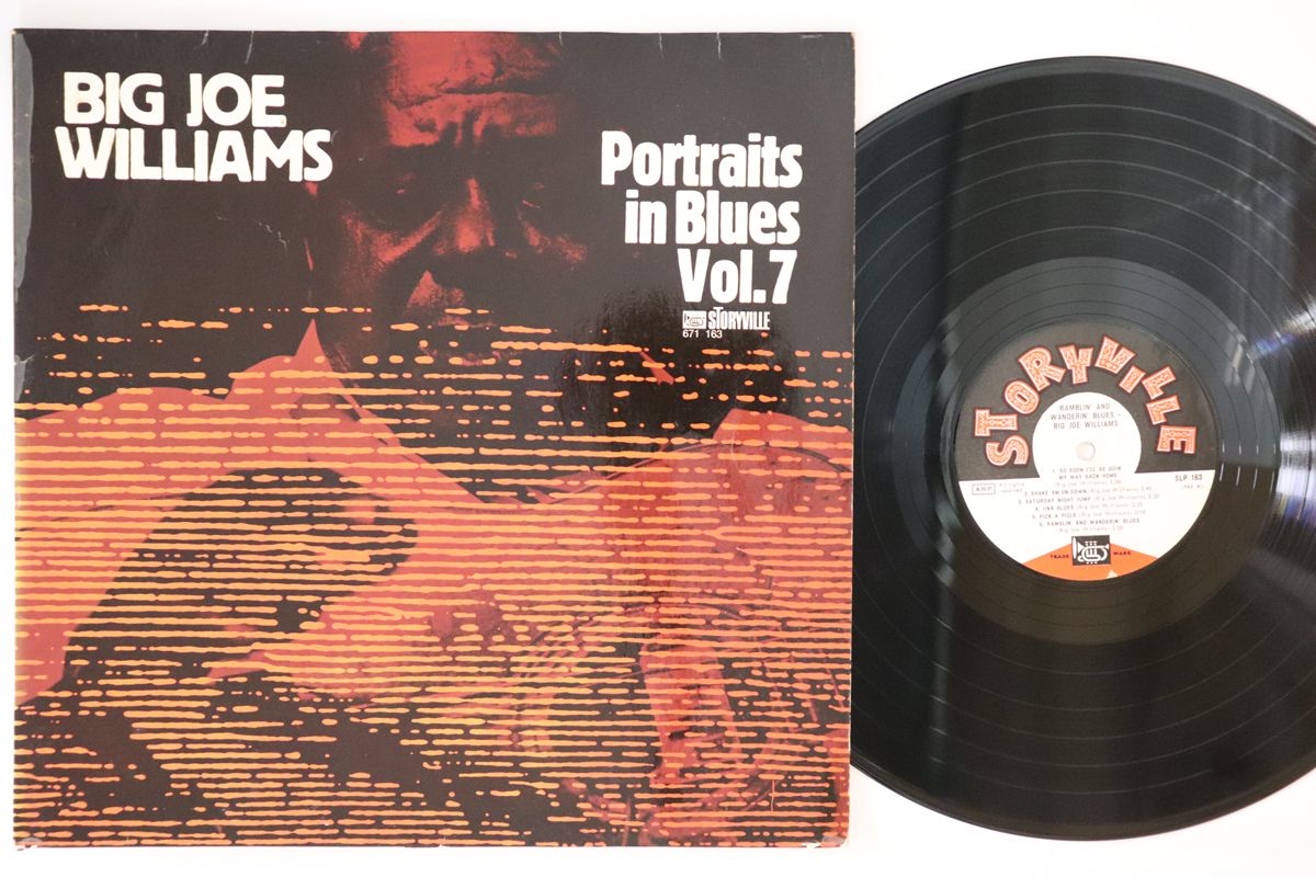 ・アーティスト Big Joe Williams ・タイトル Portraits In Blues Vol. 7 - Ramblin' And Wanderin' Blues ・レーベル・型番 STORYVILLE SLP163 ・フォーマ...