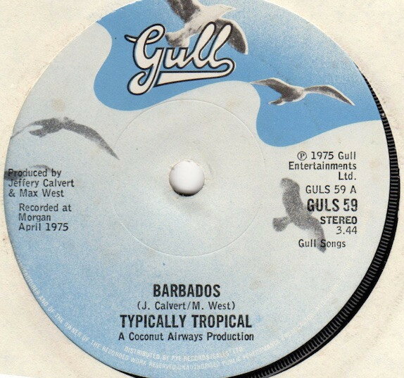 ・アーティスト Typically Tropical ・タイトル Barbados / In The Stew ・レーベル・型番 Gull GULS59 ・フォーマット 7インチレコード ・コンディション(盤) 非常に良い(EX) ・コンデ...