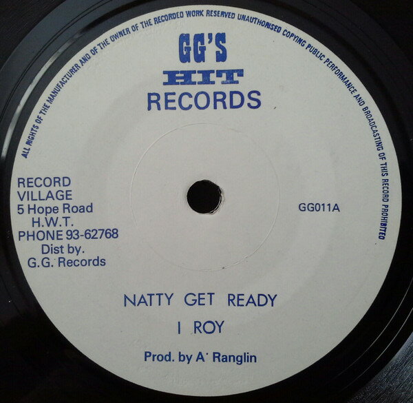 ・アーティスト I-Roy ・タイトル Natty Get Ready ・レーベル・型番 GG's Records GG011 ・フォーマット 7インチレコード ・コンディション(盤) 良い (VG+) ・コンディション(ジャケット) ・コ...