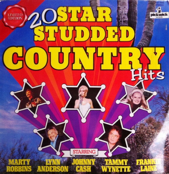 ・アーティスト Various ・タイトル 20 Star Studded Country Hits ・レーベル・型番 Pickwick Records PLE7003 ・フォーマット LPレコード ・コンディション(盤) 良い (VG+)...