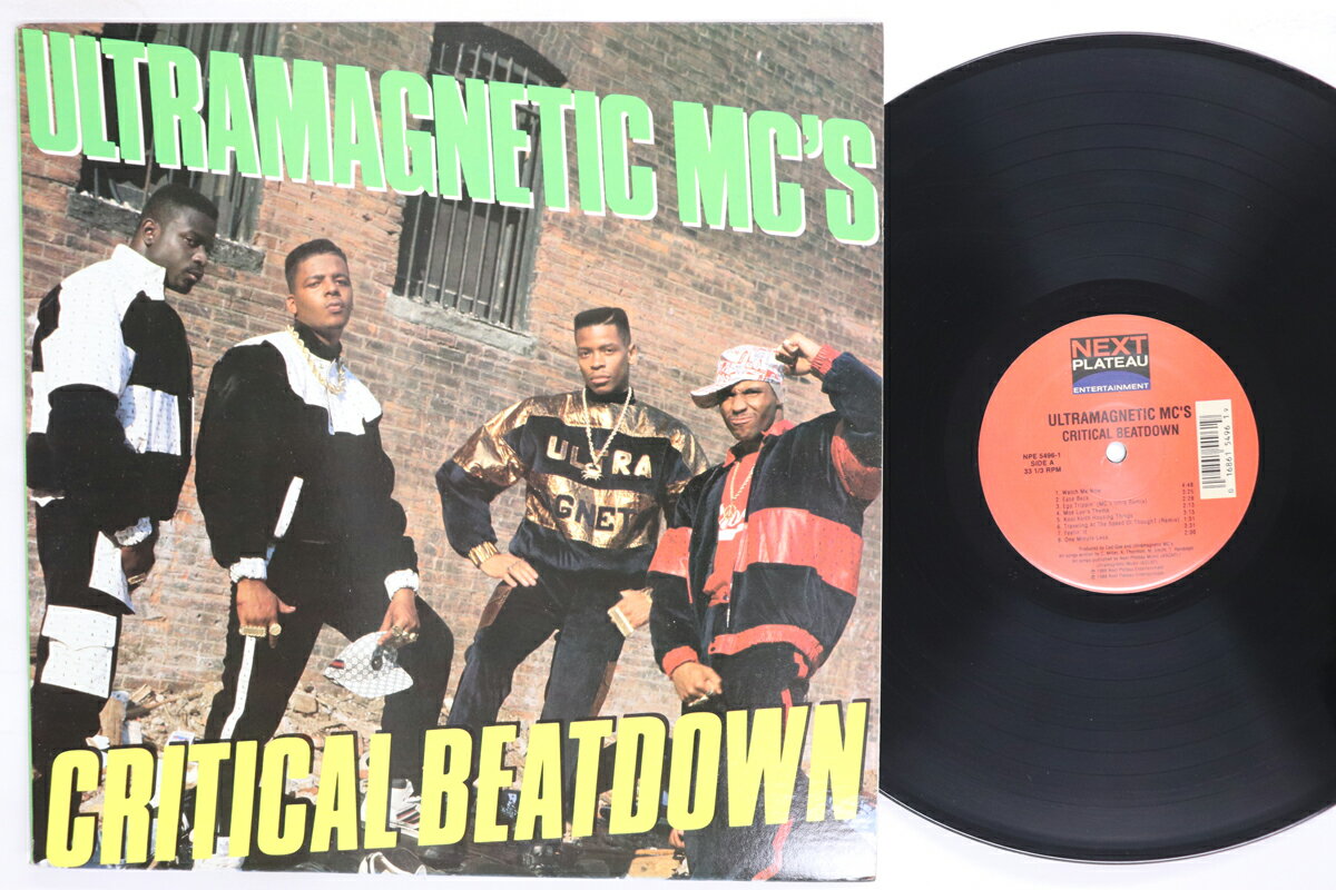 ・アーティスト Ultramagnetic Mc's ・タイトル Critical Beatdown ・レーベル・型番 NEXT PLATEAU NPE54961 ・フォーマット LPレコード ・コンディション(盤) 良い (VG+) ・コ...
