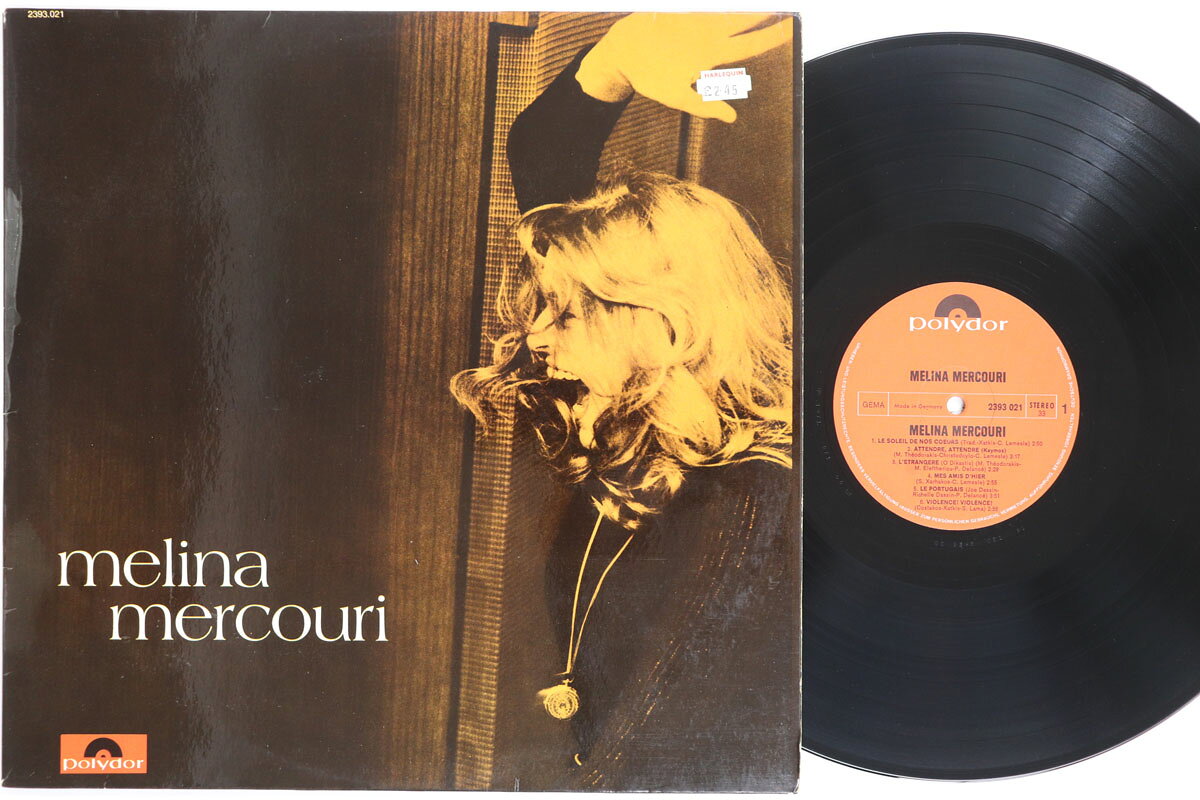 ・アーティスト Melina Mercouri ・タイトル Je Suis Grecque ・レーベル・型番 POLYDOR 2393021 ・フォーマット LPレコード ・コンディション(盤) 良い (VG+) ・コンディション(ジャケッ...