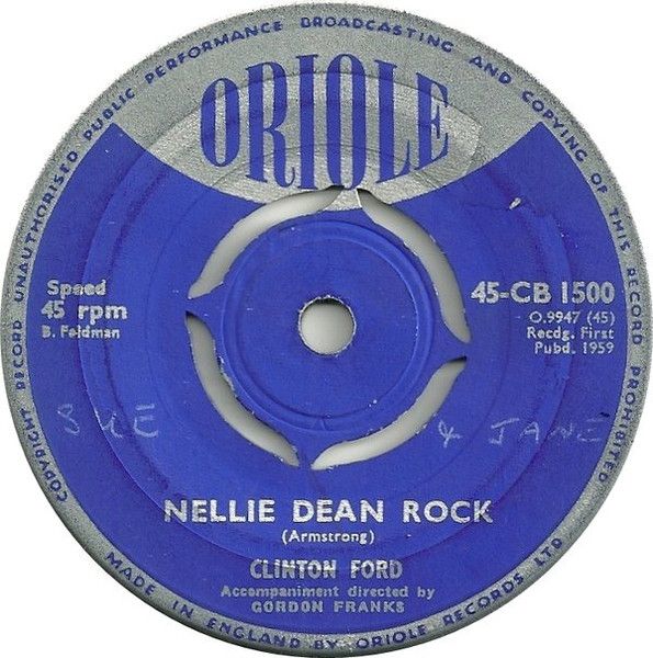 ・アーティスト Clinton Ford ・タイトル Nellie Dean Rock ・レーベル・型番 Oriole 45CB1500 ・フォーマット 7インチレコード ・コンディション(盤) 良い (VG+) ・コンディション(ジャケッ...