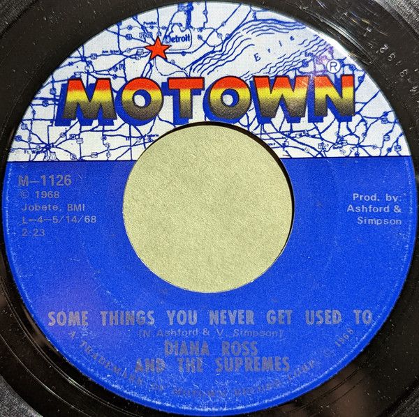 ・アーティスト The Supremes ・タイトル Some Things You Never Get Used To ・レーベル・型番 Motown M1126 ・フォーマット 7インチレコード ・コンディション(盤) 良い (VG+)...