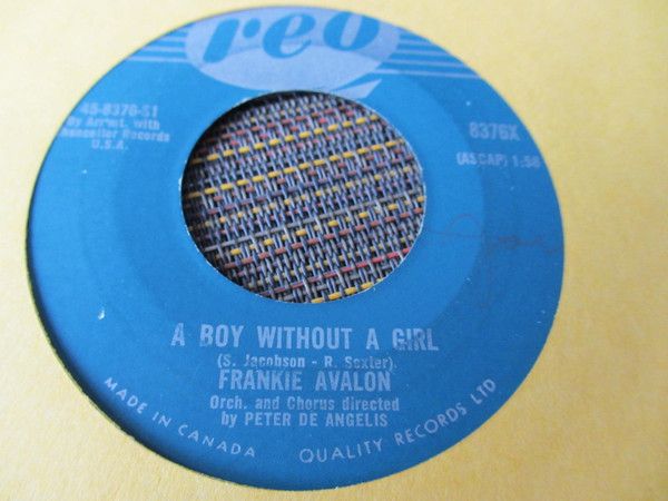 ・アーティスト Frankie Avalon ・タイトル A Boy Without A Girl ・レーベル・型番 Reo 8376X ・フォーマット 7インチレコード ・コンディション(盤) 良い (VG+) ・コンディション(ジャケッ...