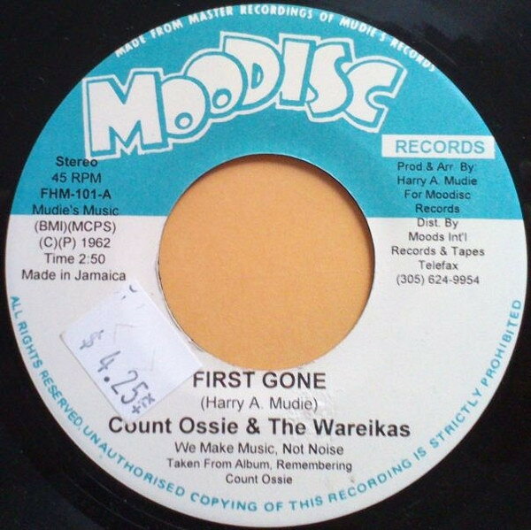 ・アーティスト Count Ossie ・タイトル First Gone / Going Home To Zion Land ・レーベル・型番 Moodisc US FHM101 ・フォーマット 7インチレコード ・コンディション(盤) 良...